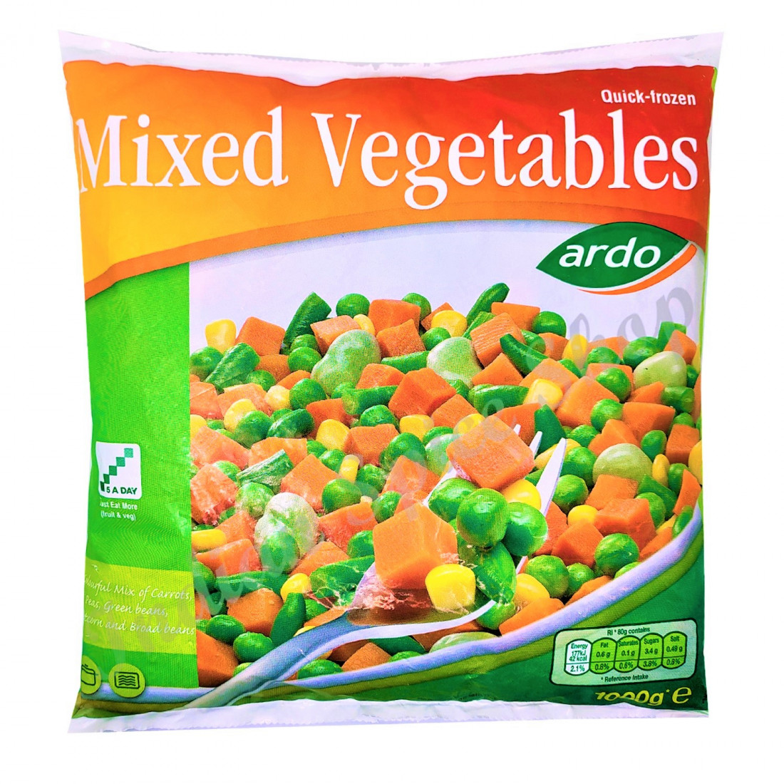 Ardo Mixed Vegetables 100g