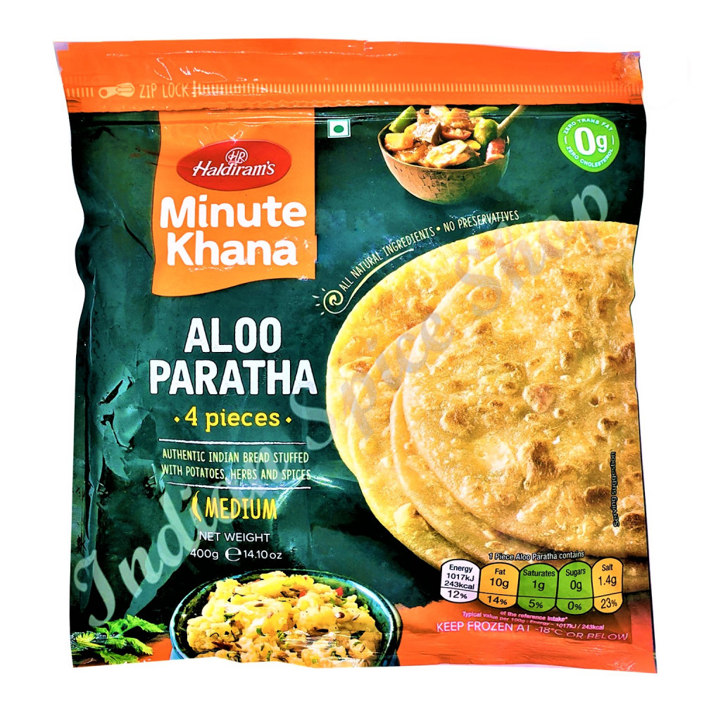Haldirams Aloo Paratha 4 Pieces Medium 400g