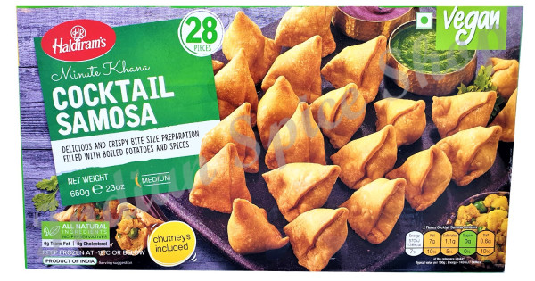 Haldirams Cocktail Samosa 28 Pieces 650g