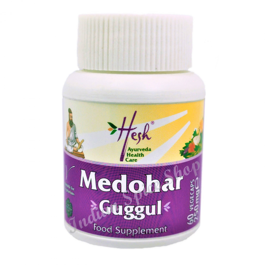 Hesh Medohar Guggul 60 Vegcaps 250mg