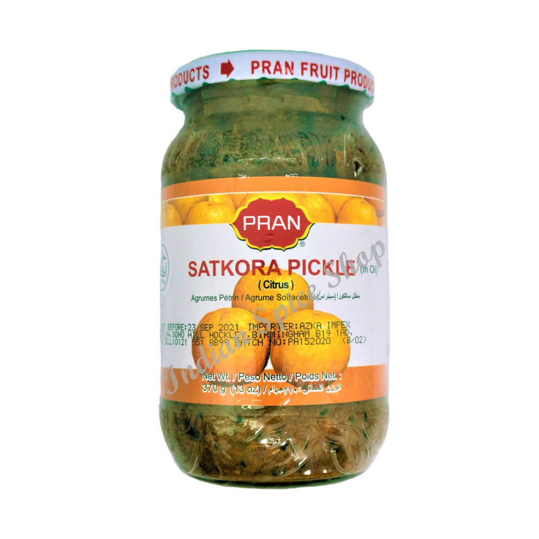 Pran Satkora Pickle Citrus 370g