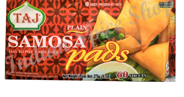Taj Plain Samosa Pads 60 Sheets 275g