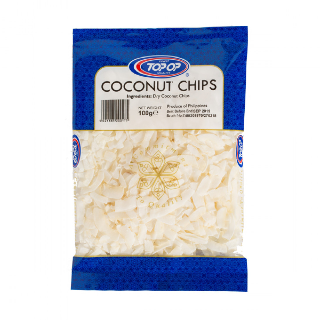Topop Coconut Chips 100g