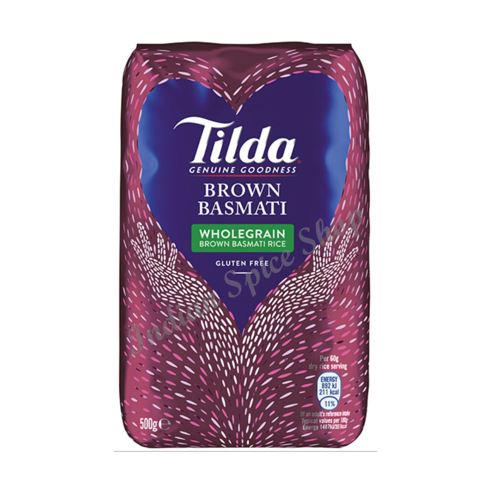 Tilda Genuine Goodness Brown Basmati Rice Wholegrain Rice 500g