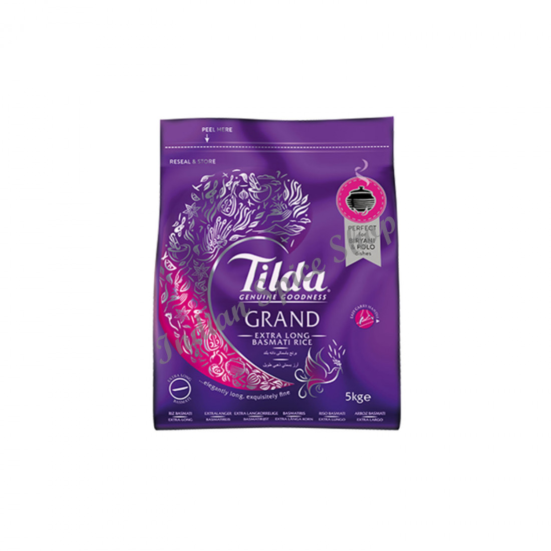 Tilda Genuine Goodness Grand Extra Long Basmati Rice 5kg