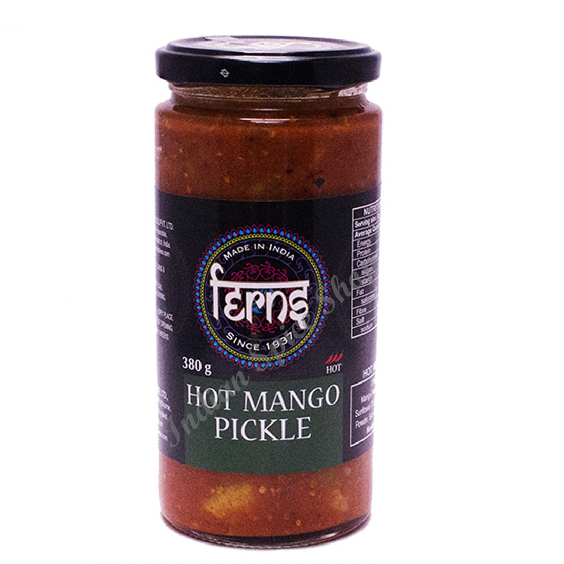 FERNS Hot Mango Pickle 380g