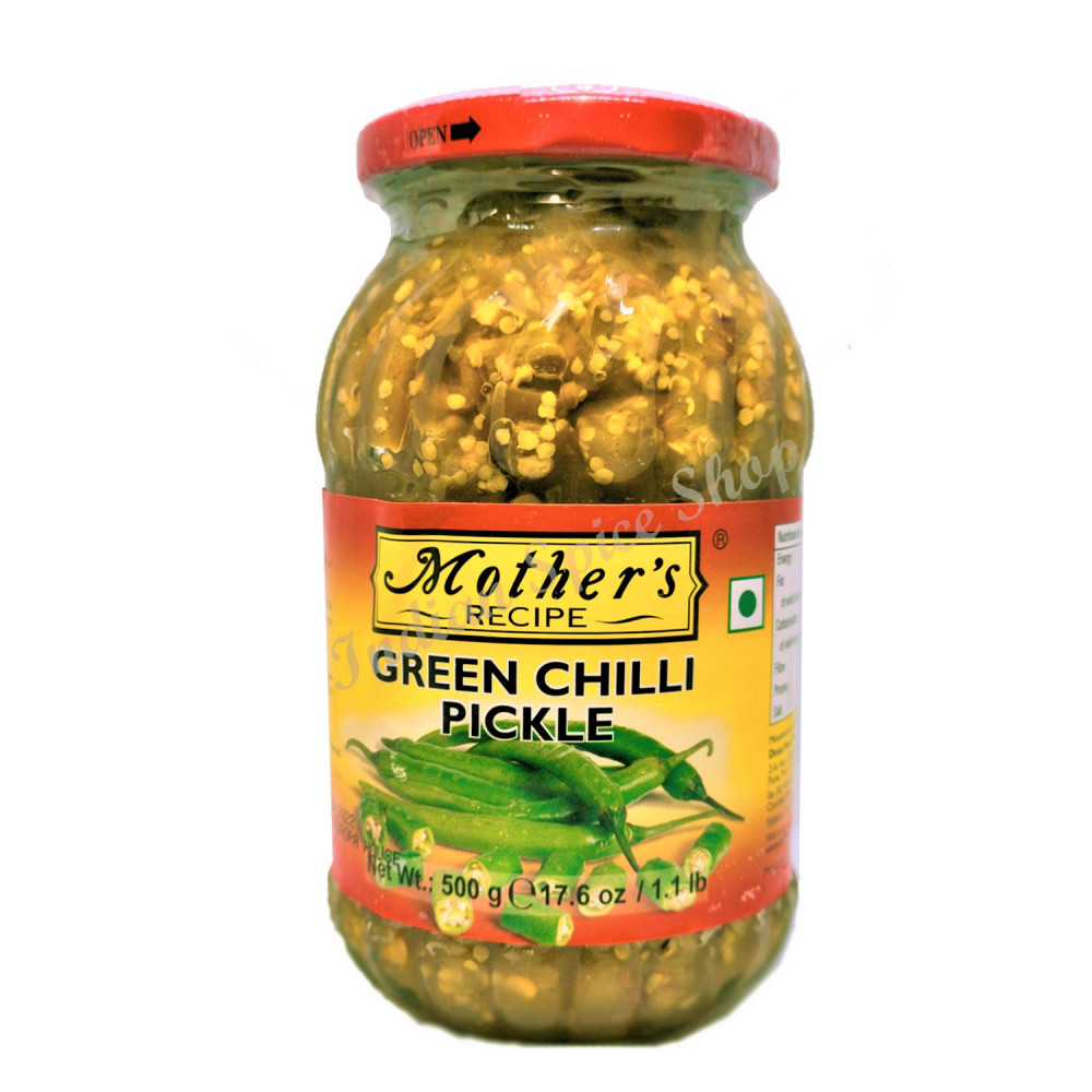 Mother's Recipe Green Chilli Pickle 500g